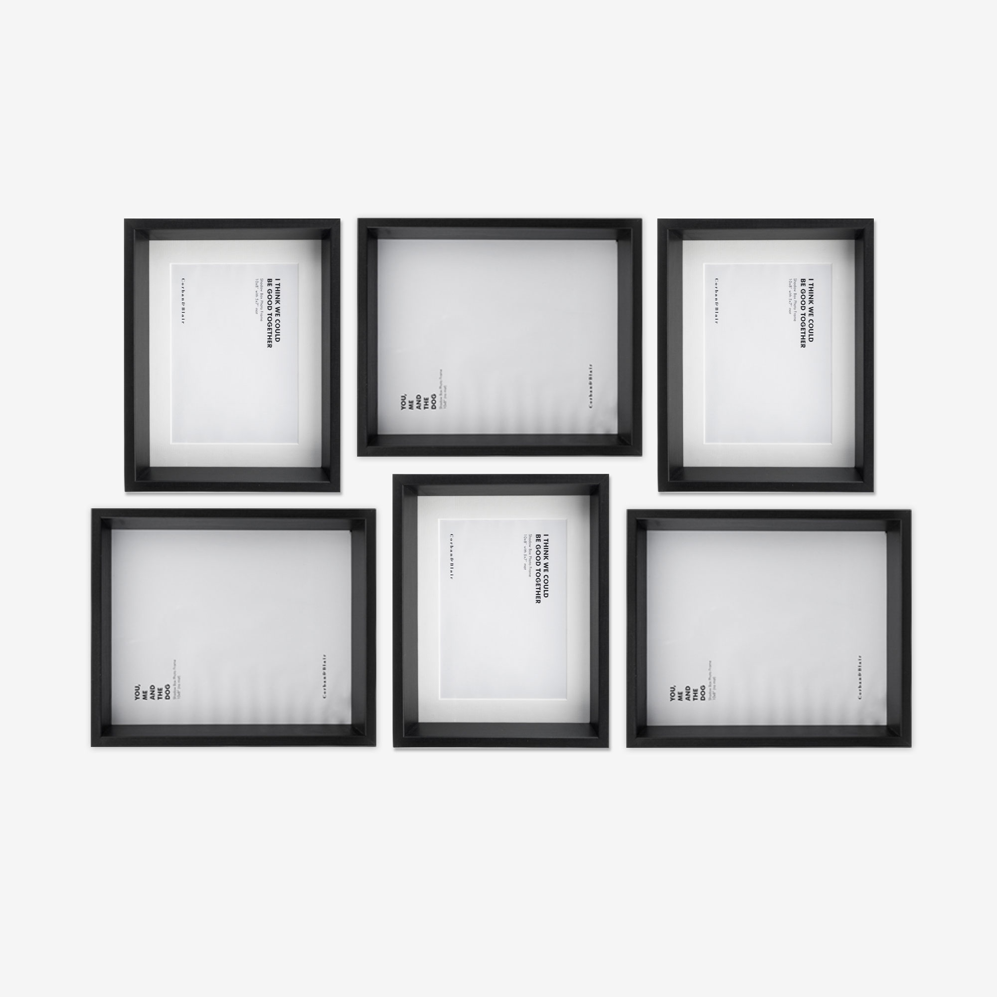 Slim Box 3 Piece A3 Wall Of Frames - Corban & Blair