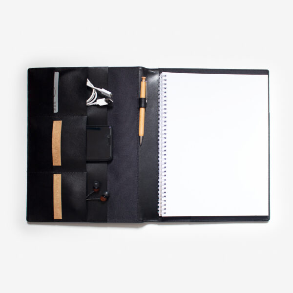 Jet A4 Slim Leather Compendium - Corban & Blair