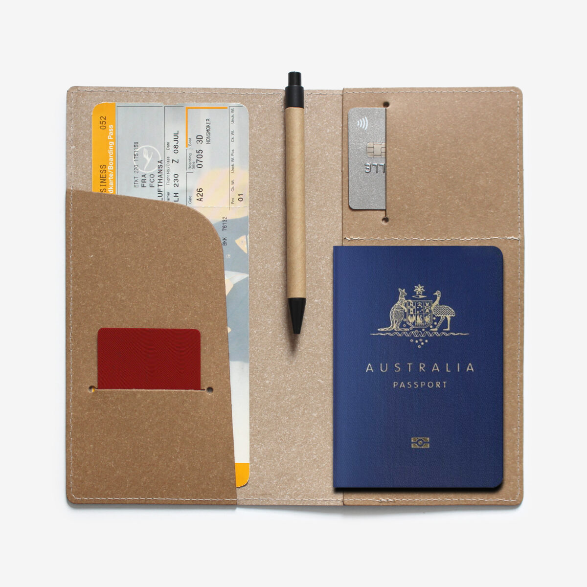 Duality Travel Wallet - Lucy Simpson Collaboration - Corban & Blair
