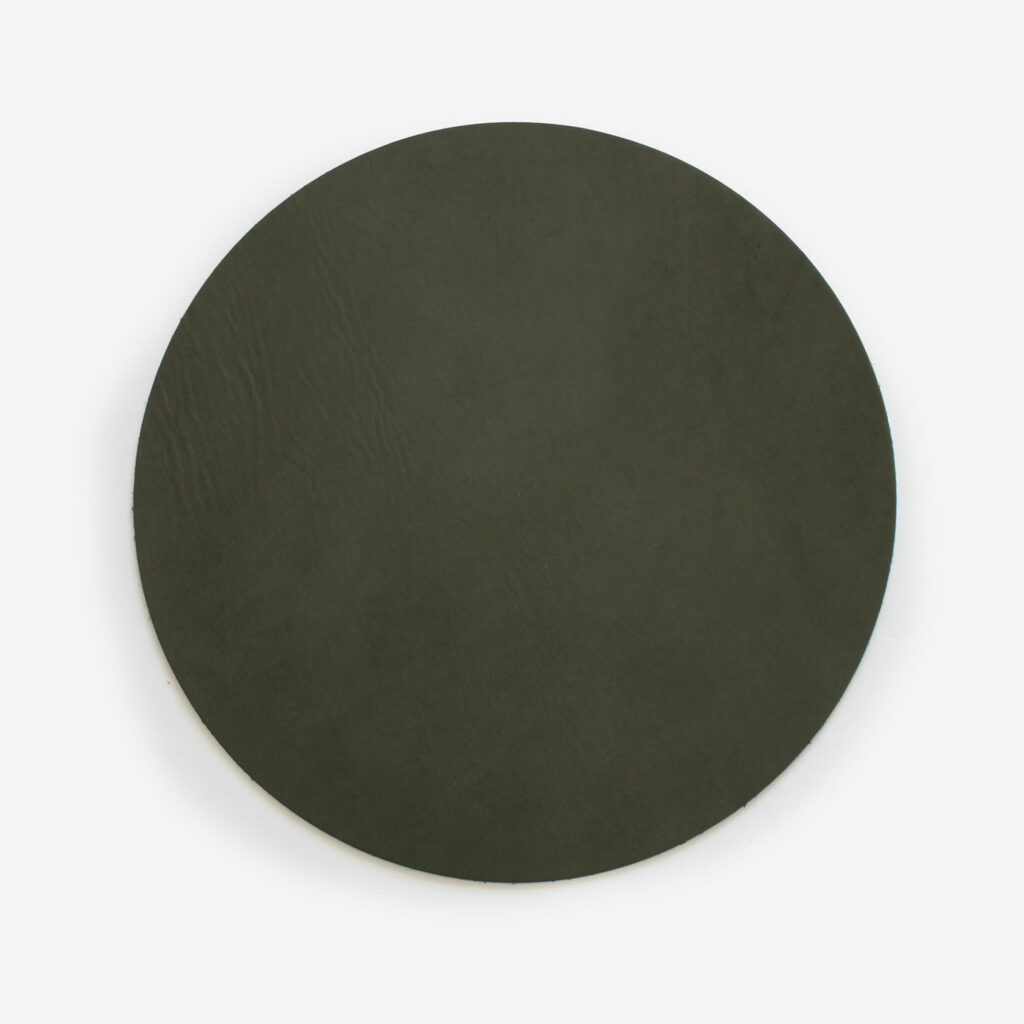 Artisan Leather Round Mouse Pad - Corban & Blair